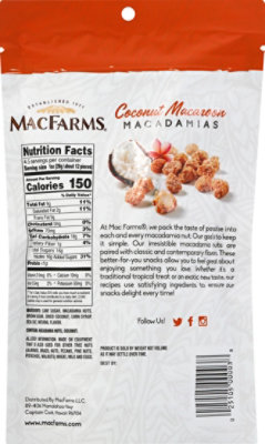 MacFarms Macadamias Coconut Macaroon - 4.5 Oz - safeway