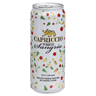 Capriccio White Sangria Can Wine - 375 Ml - Jewel-Osco