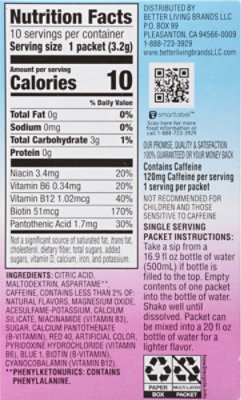 Signature Select Drink Mix Grape W/Caffeine - 10 Count - Andronico's