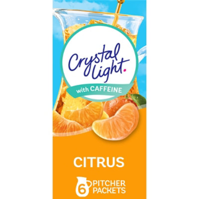 Crystal Light Citrus Soft Drink With Caffeine - 2.53 Oz - Safeway