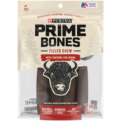 Prime Bones Dog Treats With Pasture Fed Bison Or With Bison - 11.2 Oz ...