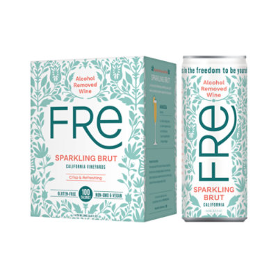 Sutter Home Fre Brut 4pk - 4-250 Ml - safeway