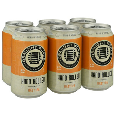 Draught Works Handrolled Hazy Ipa - 6-12 Fl. Oz. - albertsons