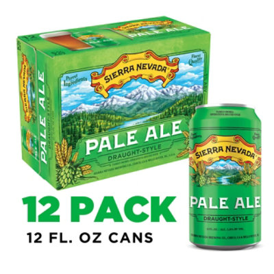 Sierra Nevada Draught-Style Pale Ale Craft Beer In Cans - 12-12 Oz ...