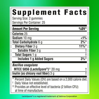 Benefiber Chewables Prebiotic Fiber Supplement Assorted Fruit - 50 ...