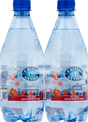 Crystal Geyser Mixed Berry Sparkling Wat - 4-18 Fl. Oz. - safeway