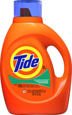 Tide Liquid Detergent Mountain Spring - 92 Fl. Oz. - safeway