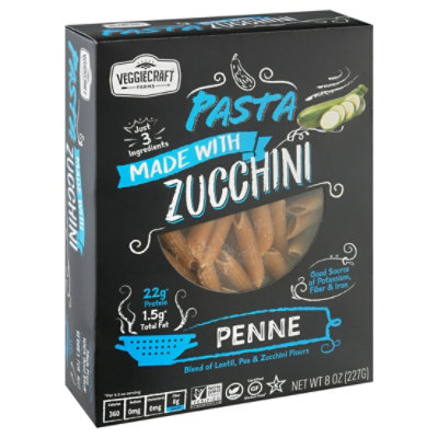 Veggiecraft Pasta Penne Zucchini - 8 Oz - Albertsons