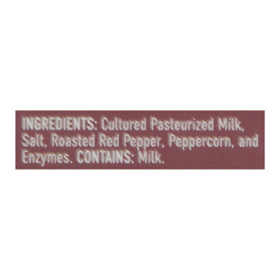 Wood River Creamery Roasted Red Pepper Cheddar Cheese - 0.5 Lb. - Haggen