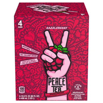 Peace Tea Razzleberry - 4-16 Fl. Oz. - Albertsons