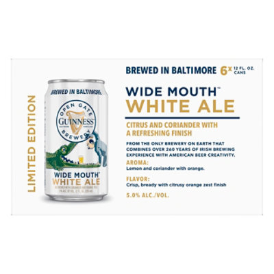 Guinness White Ale - 6-12 Fl. Oz. - Safeway