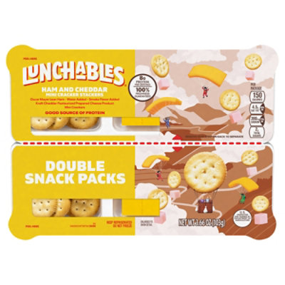 Oscar Mayer Lunchables Snack Duos Ham Cheddar Ritz - 3.66 Oz - Safeway