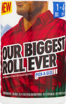 Brawny Mega Roll Single - 1 Roll - Safeway
