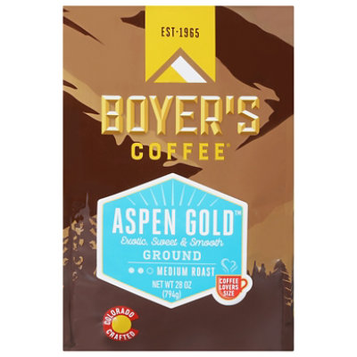 Boyers Coffee Aspen Gold Ground Bag - 28 Oz - Jewel-Osco