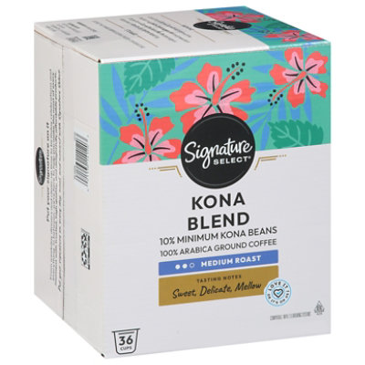 Signature SELECT Coffee Pod Kona Blend - 36 Count - safeway