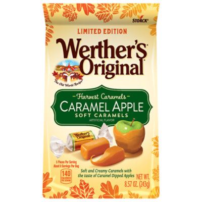 Werther s Original Soft Harvest Apple Caramel Candy 8.57 Oz vons