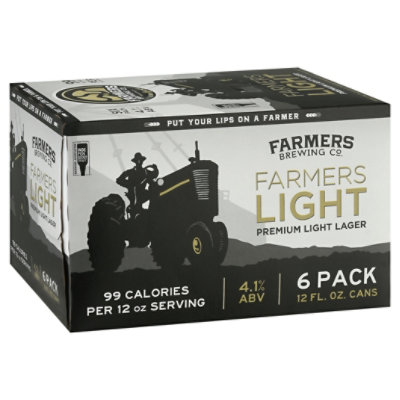 Farmers Brewing Company Farmers Light In Cans - 6-12 Fl. Oz. - safeway