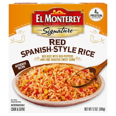 El Monterey Signature Frozen Side Dish Red Spanish Style Rice - 12 Oz ...