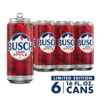 Busch Light Apple - 6-16 Fl. Oz. - albertsons