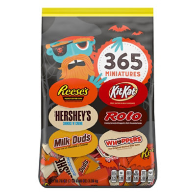 Hersheys Assorted Rolo Reeses Whoopers Kit Kat Miniatures 365 Count ...