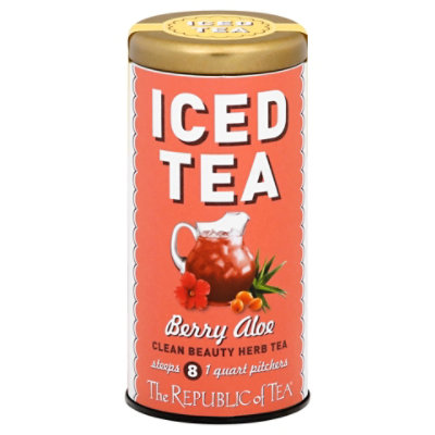 The Republic of Tea Berry Aloe Iced - 8 Count - Safeway
