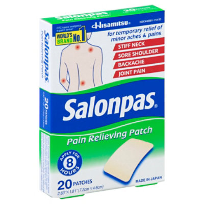 Salonpas Pain Relieving Patch - 20 Count - vons
