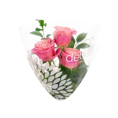 Debi Lilly Trio Rose - Each - albertsons