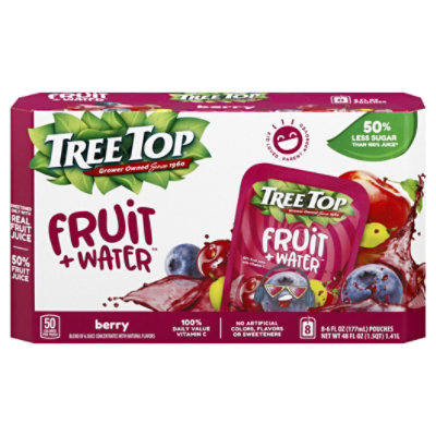Tree Top Fruit + Water Berry - 8-6 Fl. Oz. - safeway