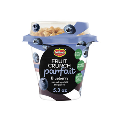 Del Monte Fruit Crunch Parfait Blueberry - 5.3 Oz - safeway