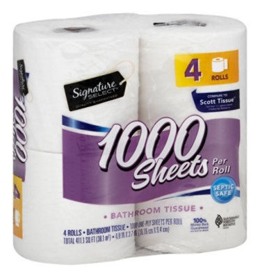 Signature Select Bath Tissue 1 - Online Groceries | Safeway