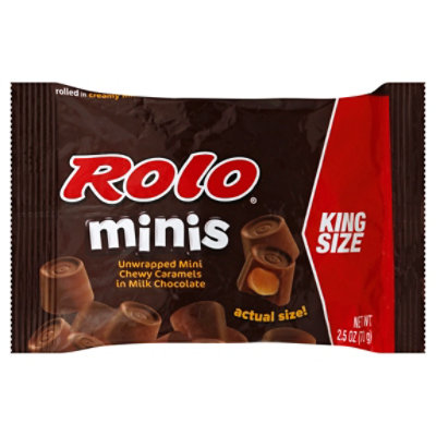 Hersheys Rolo Minis King Size Bag - 2.5 OZ - Safeway