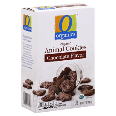 O Organics Animal Cookies Chocolate - 7 OZ - Pavilions