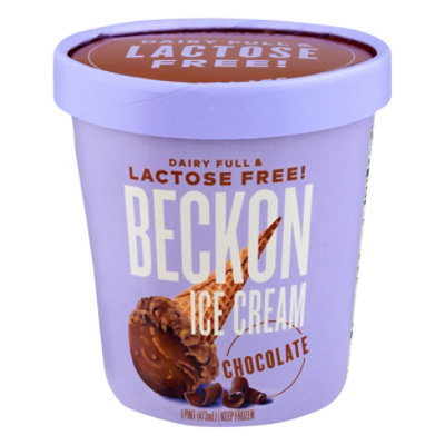 Beckon Chocolate Ice Cream - 16 FZ - albertsons