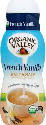 Organic Valley French Vanilla Half & Half - 16 FZ - Safeway