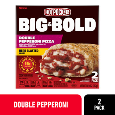 Hot Pockets Big & Bold Pepperoni Box - 13.5 OZ - Pavilions