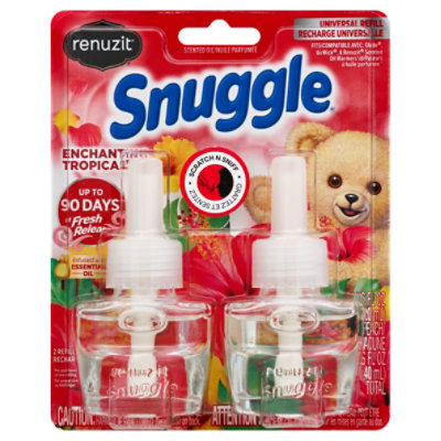 Renuzit Snuggle Scented Oil Plug In Refill Air Fresheners Enchanting Tropical 2 .67 Fl. Oz. safeway