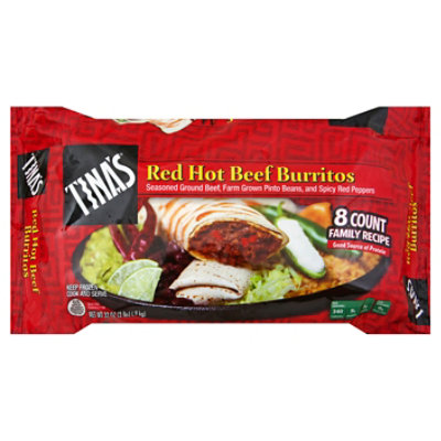 Tinas Red Hot Beef Burritos - 32 OZ - Pavilions
