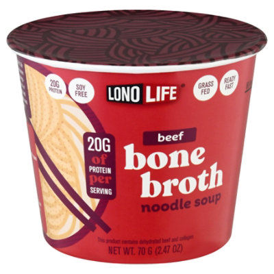 Lonolife Bone Broth Beef Noodl - Online Groceries | Safeway