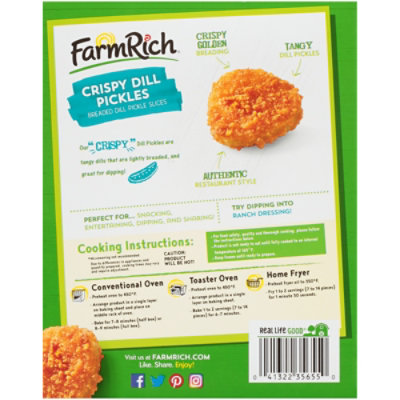 Farm Rich Crispy Dill Pickles - 20 OZ - safeway
