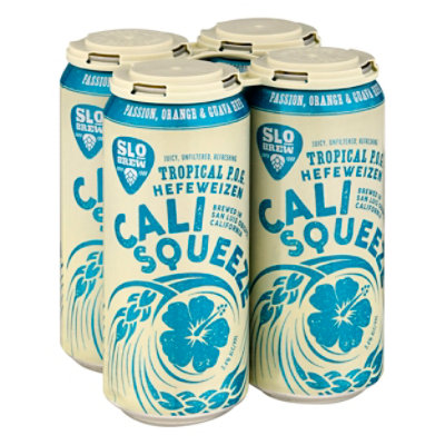 Slo Brew Cali Squeeze Tropical POG In Cans - 4-16 Fl. Oz. - safeway