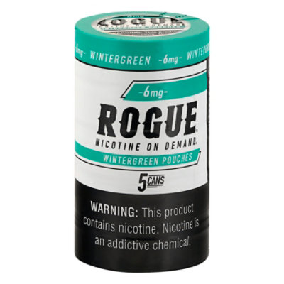 Rogue Nicotine Pouch Wintergreen 6mg - 20 CT - Andronico's