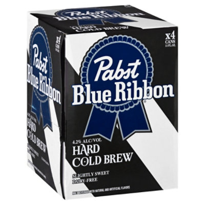 Pbr Hard Cold Brew Slim In Cans - 4-11 FZ - albertsons