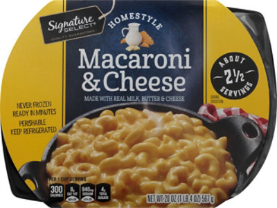 Signature Select Macaroni And Cheese - 20 OZ - Andronico's