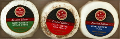 Primo Taglio Goat Cheese Trio - 10.5 OZ - ACME Markets
