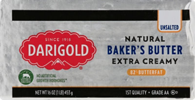 Darigold Bakers Butter Unsalted Elgin - 1 LB - Albertsons