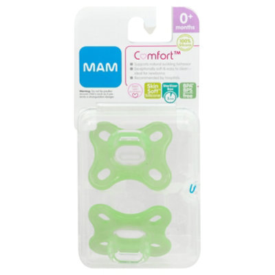 Mam Comfort Pacifier Size 0 - 2 CT - safeway