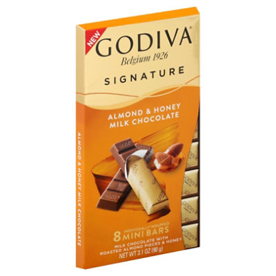 Godiva Choc Bar Mini Almond & Honey - 3.1OZ - safeway