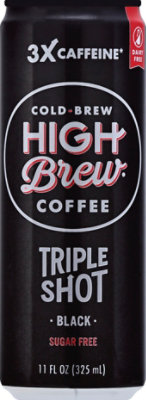 High Brew Coffee Triple Shot Black - 11 OZ - Safeway