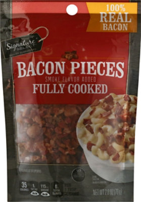 Signature SELECT Fully Cooked Bacon Pieces - 2.8 OZ - albertsons