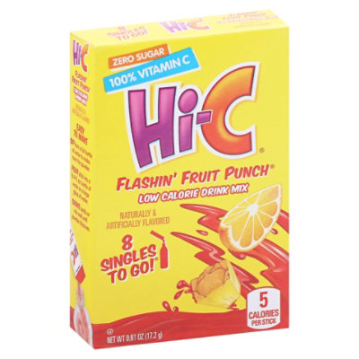 Hi-c Flashin Fruit Punch Si - Online Groceries | Jewel-Osco